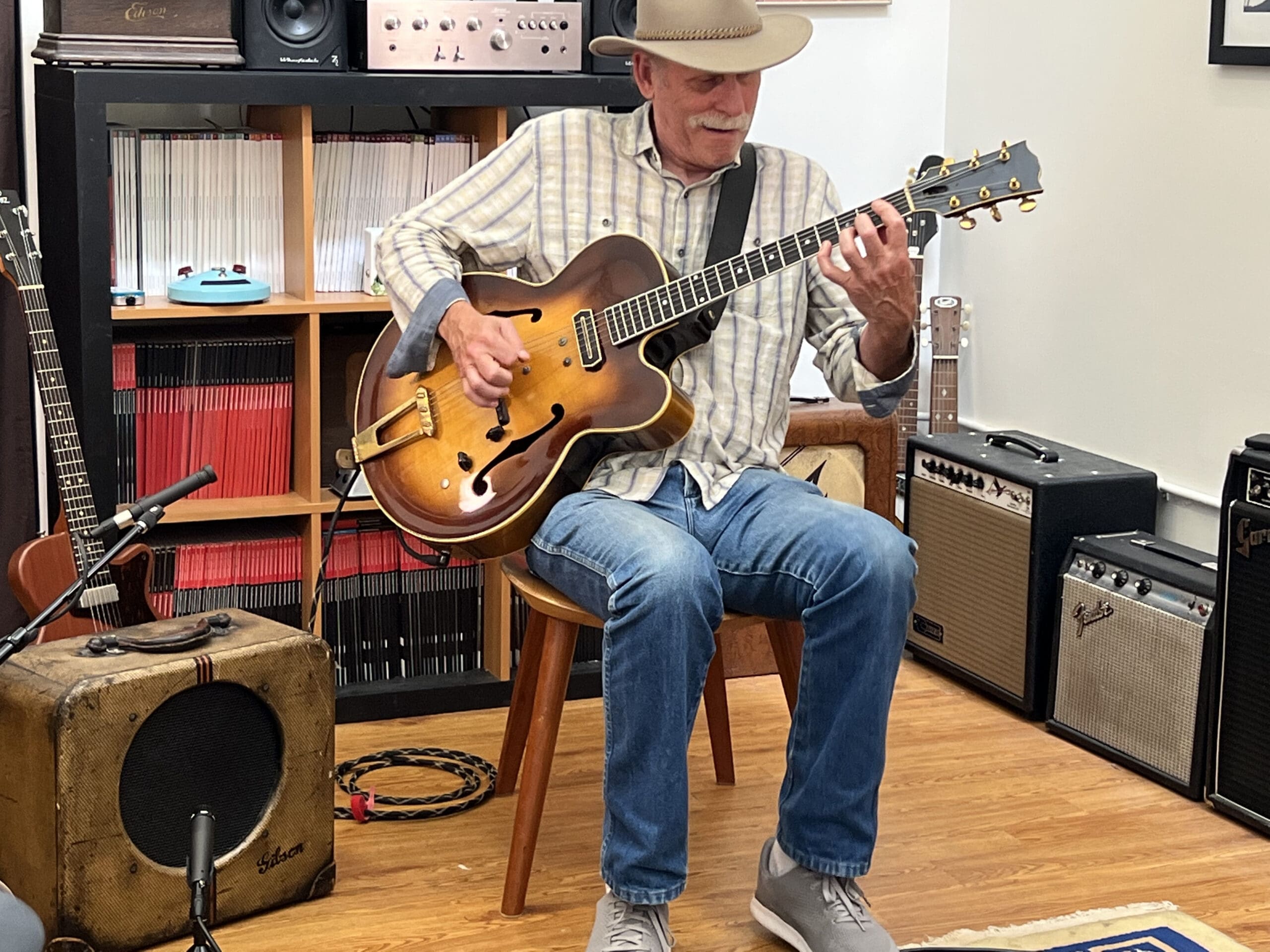 Bruce Forman Plays Barney Kessel’s 1946 Gibson ES-350 - Fretboard Journal