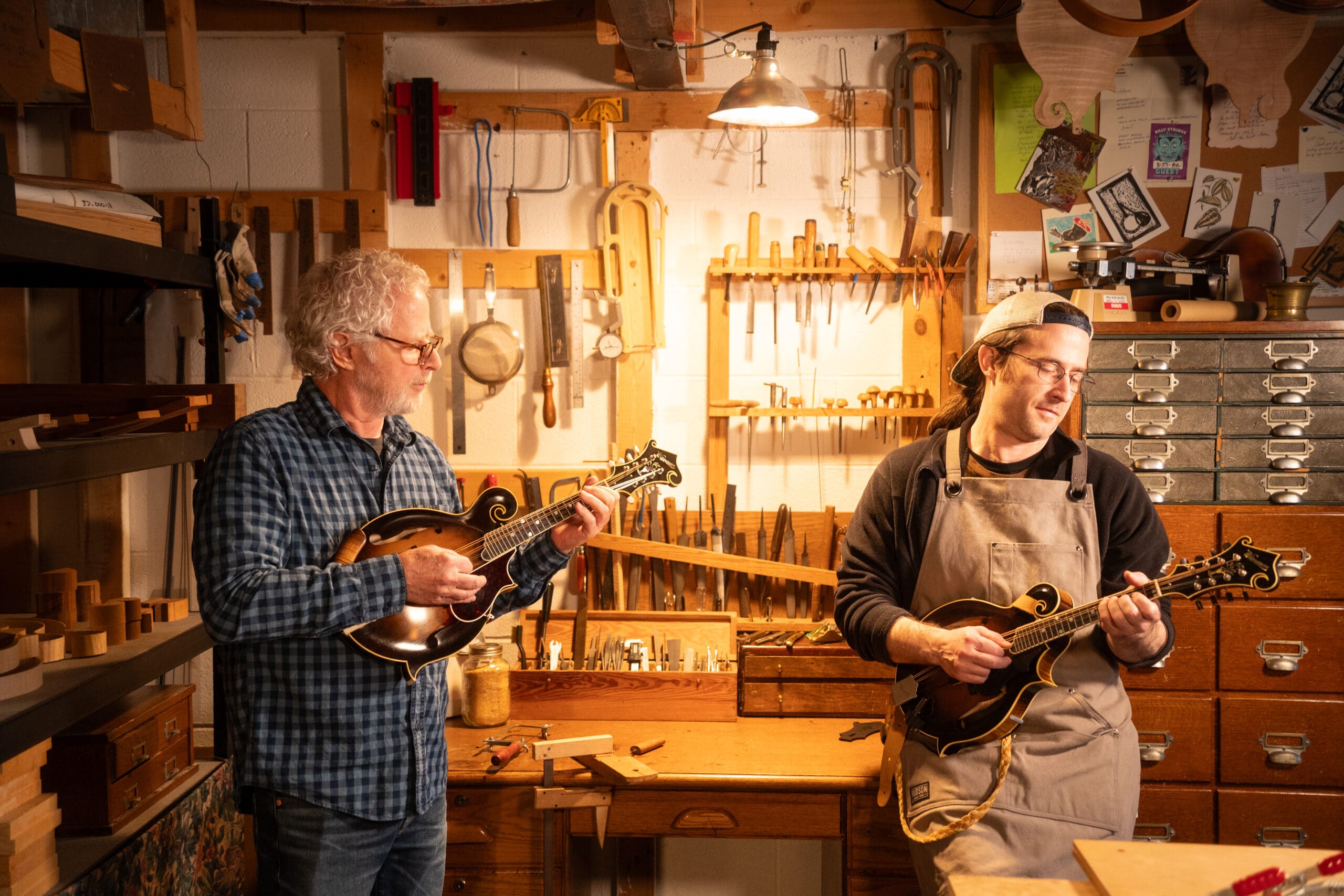 The Wood Wants to Speak: The mandolin-building team of Will and Wes ...